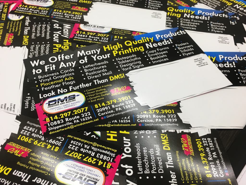 Products – DMS Printing and Mailing
